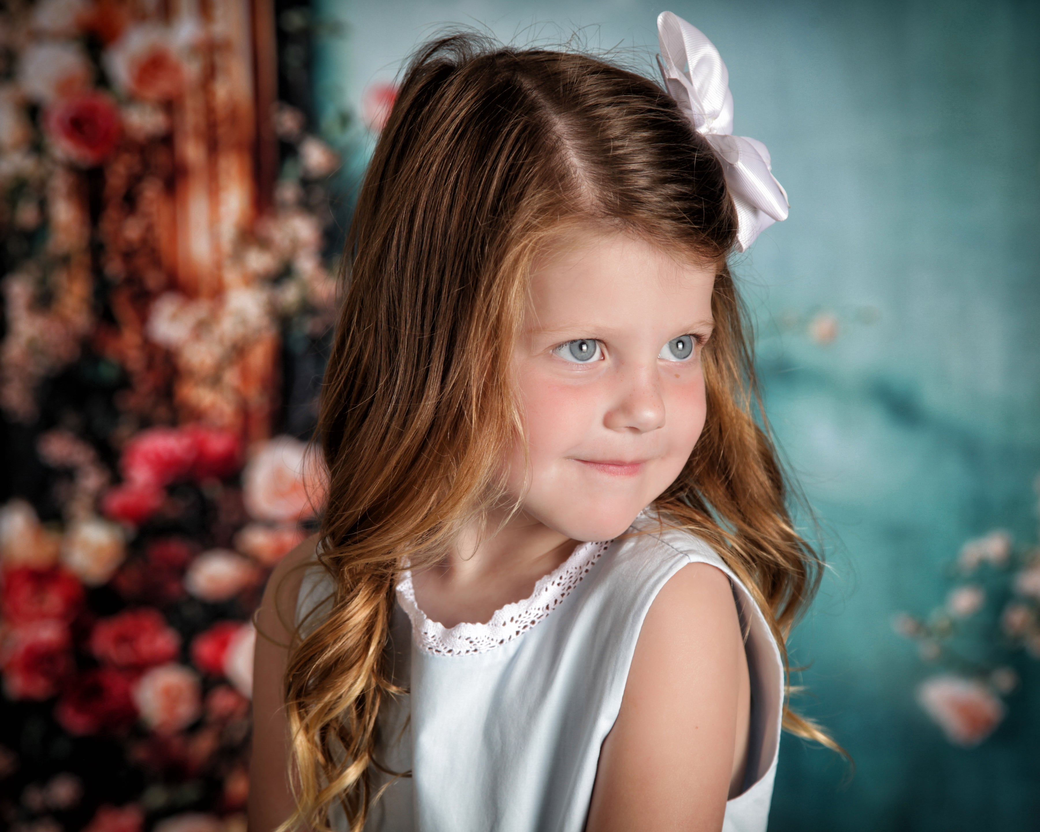 Light Blue Dress for girls, girls Summer dress, Beach Portrait ...