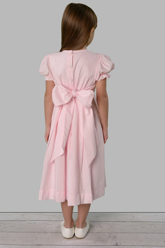 Pink Smocked Dress Little Girl Dresses Heirloom smocking Birthday Gift ...
